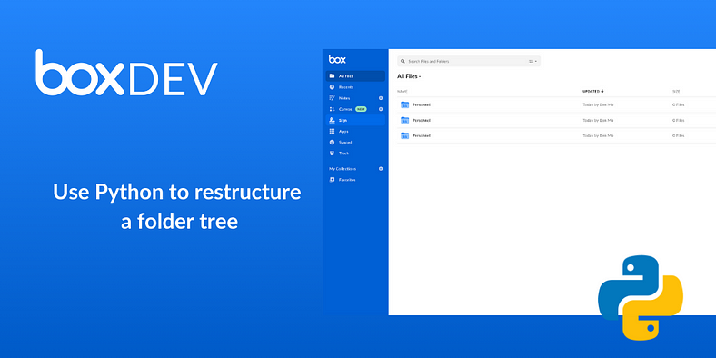 Pythonを使用したBoxのフォルダツリーの再構築. Boxを初めて使用する場合でも、長い間使用している場合でも、フォルダツリーの構造… | by Yuko Taniguchi | Box ...