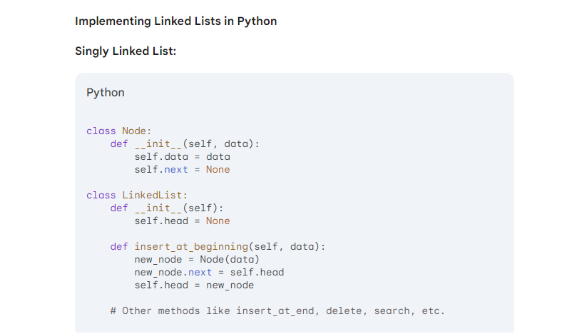 Hello, good day, im here to make an article about the linked list. Linked lists are fundamental ...