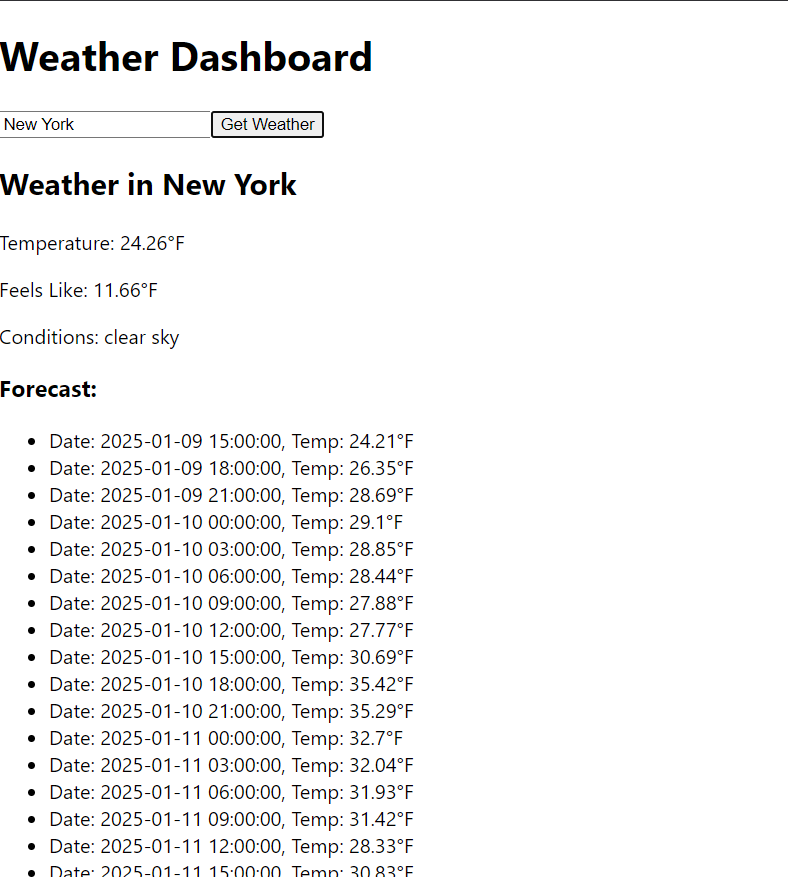Building a Weather Dashboard with Flask, React, and AWS S3: A Step-by-Step Guide | by Harshal ...