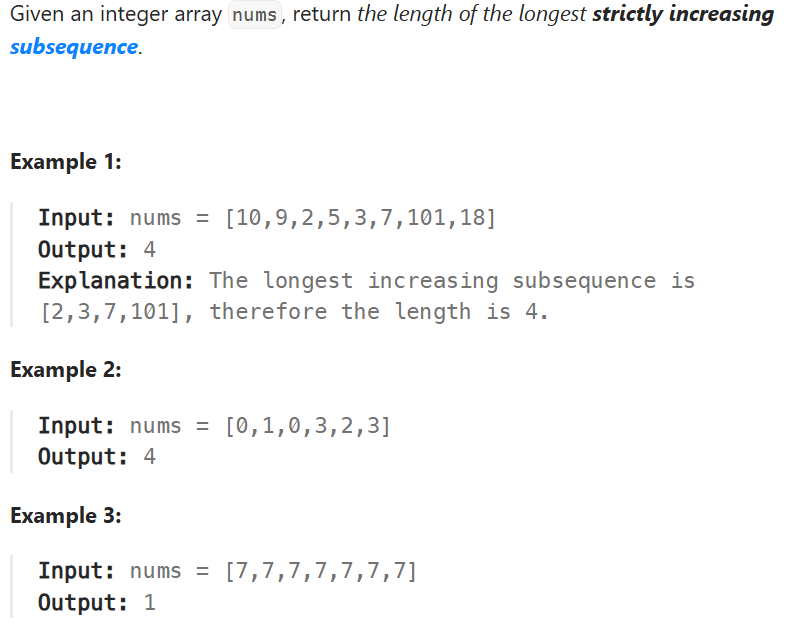 Leetcode 300: Longest Increasing Subsequence | by Kavya Elemati | Jun, 2025 | Medium