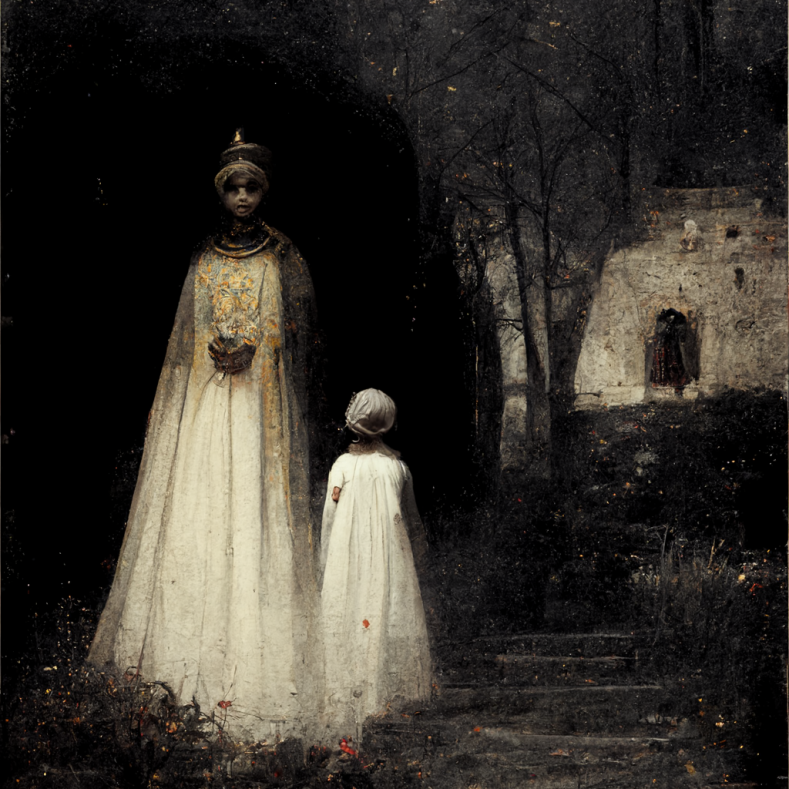 The Girl and the Queen’s Ghost. Sorrow connects them. Death divides ...
