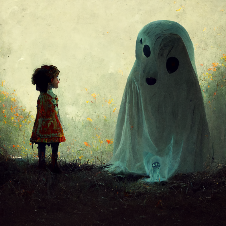 Scary Little Ghost Girl