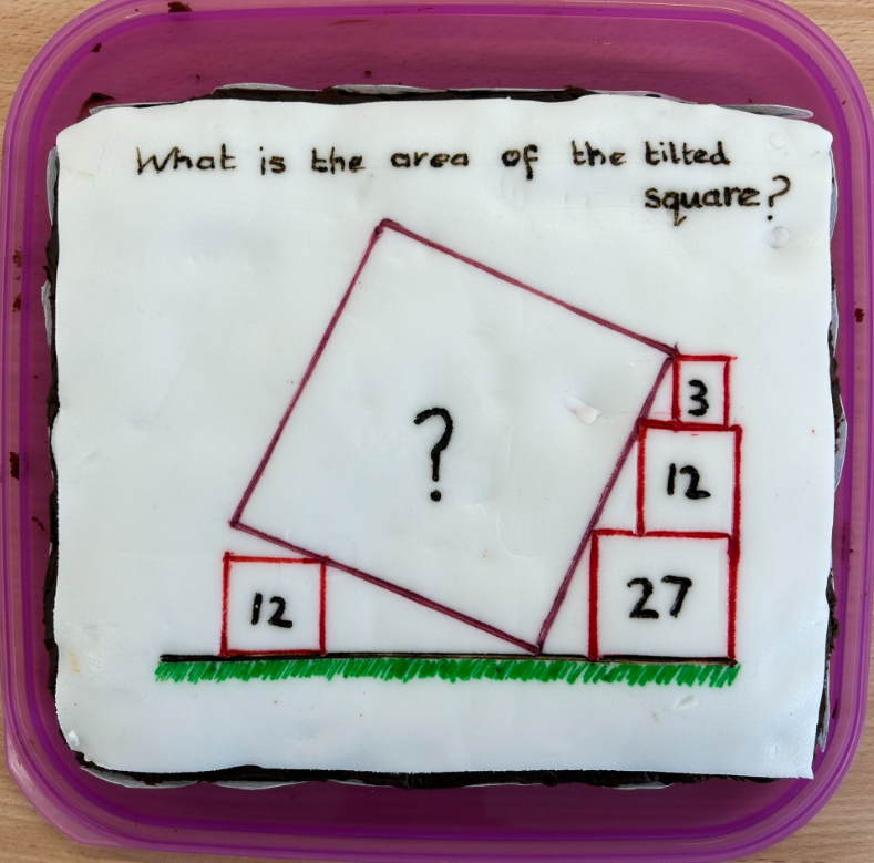 A Scrumptious Geometry Cake: How Big Is The Square? | by BL | Intuition ...