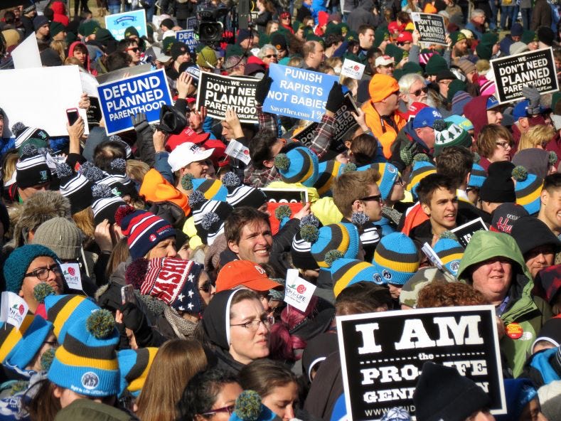 Telling Signs: Women’s March vs. March for Life | by Reading The ...