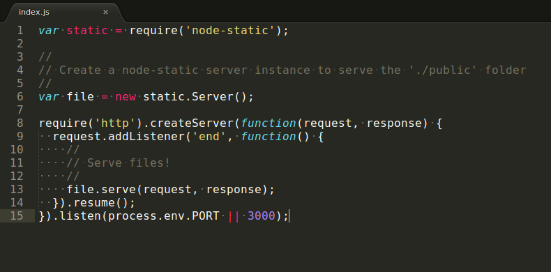HTML server on Heroku with a node.js static web server | by Tomas ...