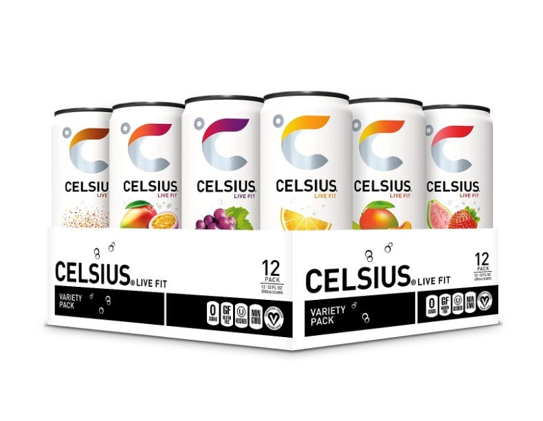 CELSIUS Assorted Flavors Official Variety Pack, Functional Essential ...