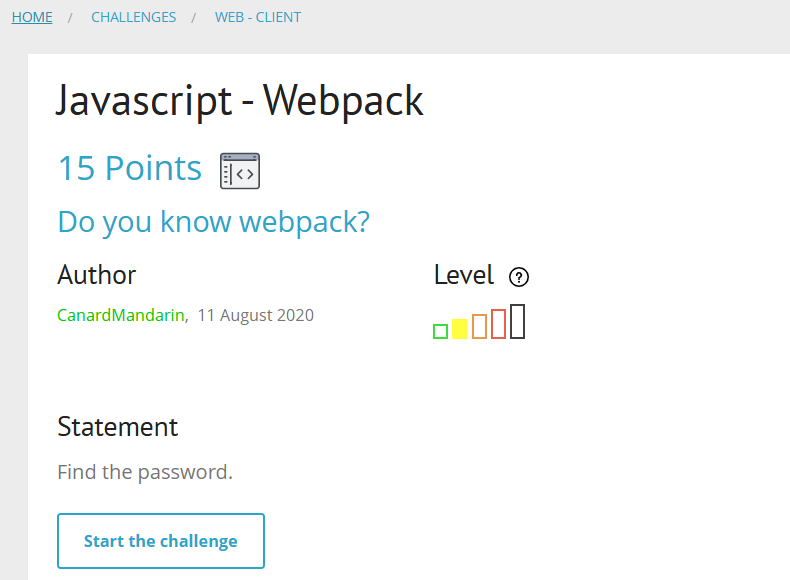 Root Me: Javascript — Webpack (Easy Level) | by Kamal S | Jan, 2026 ...