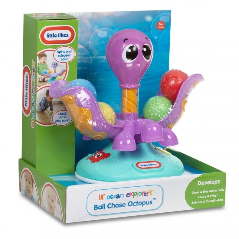 Little Tikes Ball Chase Octopus - Toy Monkey - Medium