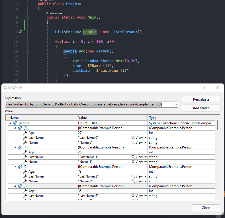 C# — IComparable. .Net has some useful predefined methods… | by Serhat Zor | Medium