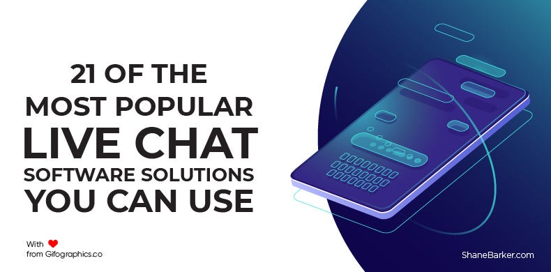 21 of the Most Popular Live Chat Software Solutions You Can Use | by ...