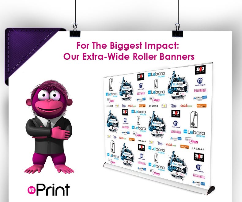 For The Biggest Impact: Our Extra-Wide Roller Banners | by Vital ...
