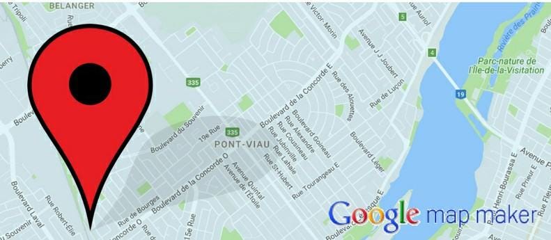 Google Map Maker pour vos visiteurs Web. | by PGL Info | Medium