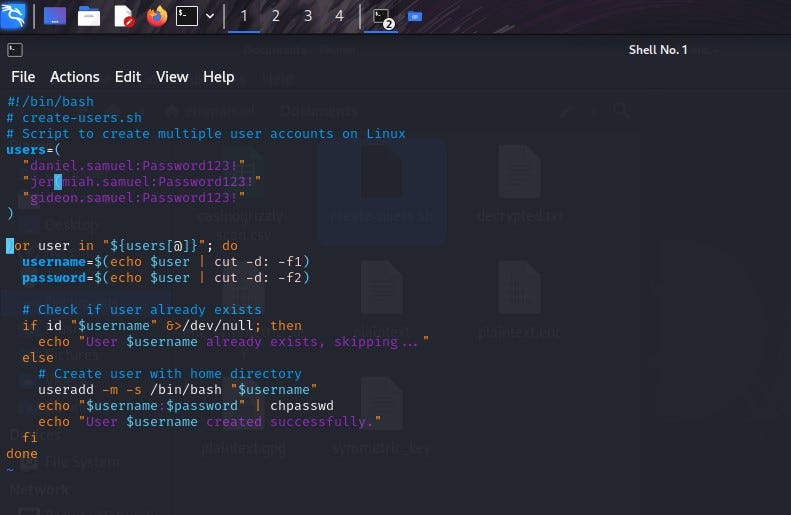 Bash Script to automate user account creation on Linux | by Emmanuel Samuel | Sep, 2025 | Medium