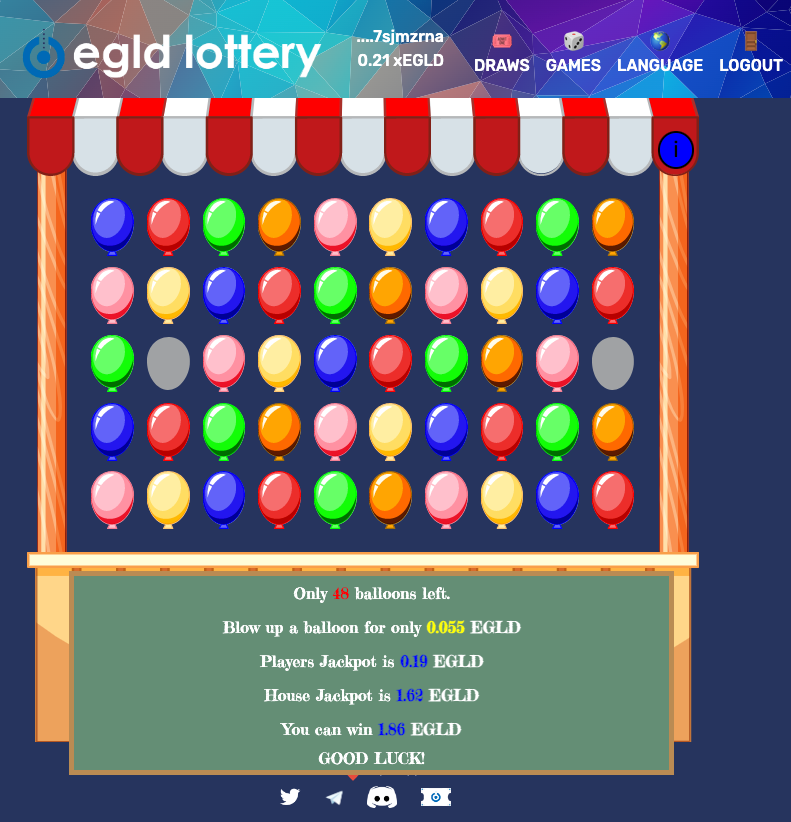 Balloon🎈 Dart🎯 Booth🎪. EGLDLOTTERY PRESENTS A NEW GAME | by EgldLottery ...