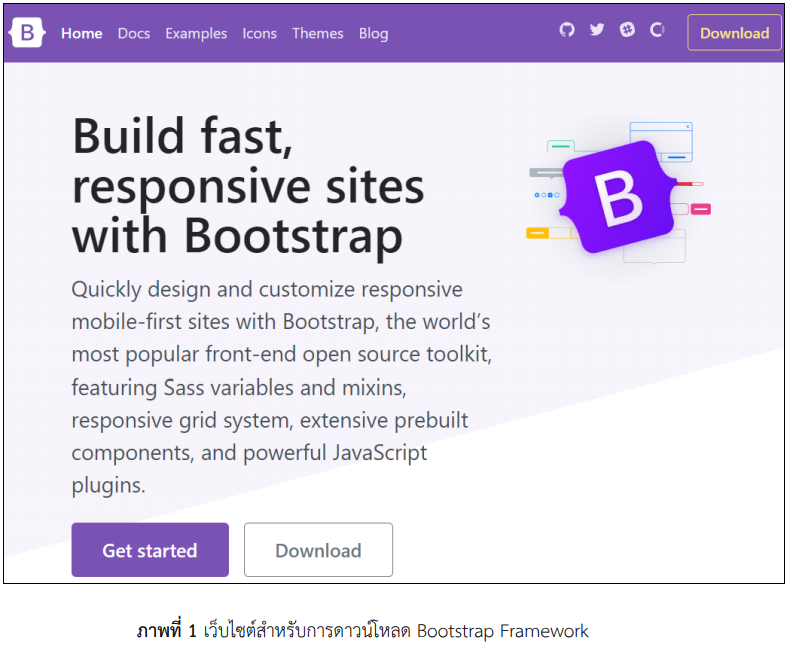 การออกแบบเว็บไซต์ด้วย Bootstrap Framework | by Peanthip Srisutam | Medium