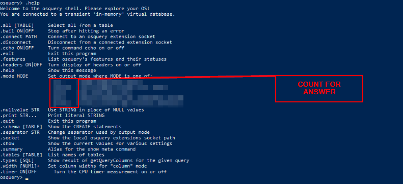 TryHackMe Osquery: The Basics Room — Task 1 Introduction, Task 2 Connect with the Lab, and Task ...