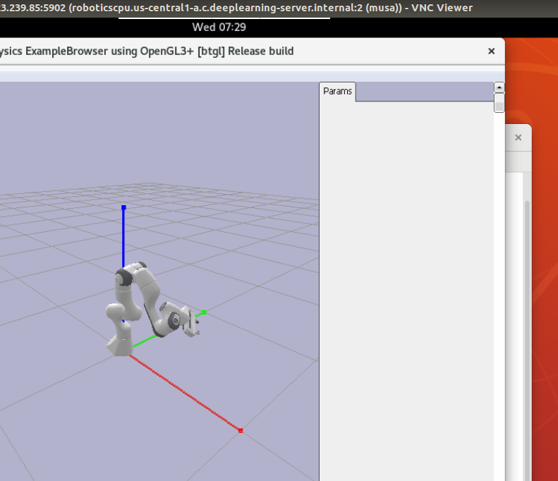 Using OpenAI Gym and Pybullet at Google Cloud Compute Engine with Graphical User Interface for ...
