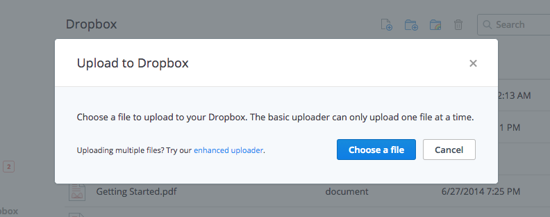 Dropbox: when I fail to upload plenty of files and want to retry… | by ll | Medium