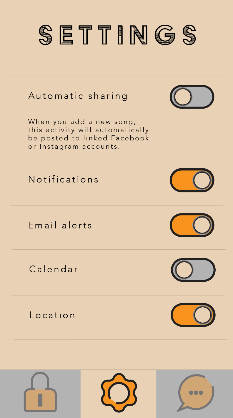 UI Challenge 006. Task: Design a settings page. | by Ambika Vohra | Medium