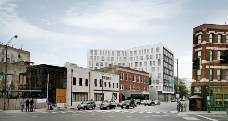 New TOD residence permitted next to Grand Blue Line station | by Steven ...