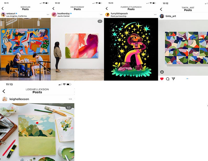 5 Artists who inspire me on social media: | by Judy_By_Design | Medium