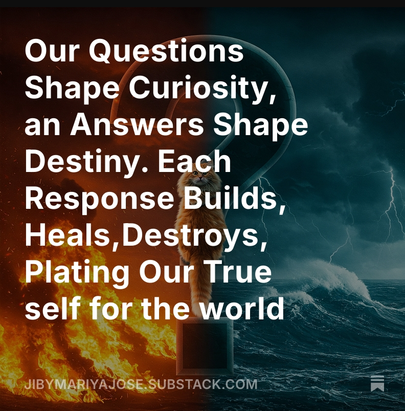 An Answer. “The questions we ask shape our… | by Jiby Mariya jose | Medium