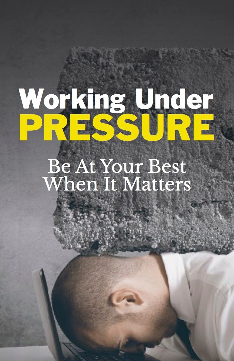 Working Under Pressure. Beat at your best when it matters, Part… | by ...