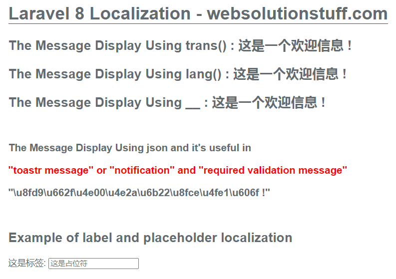 Localization — Laravel Localization Example | Medium