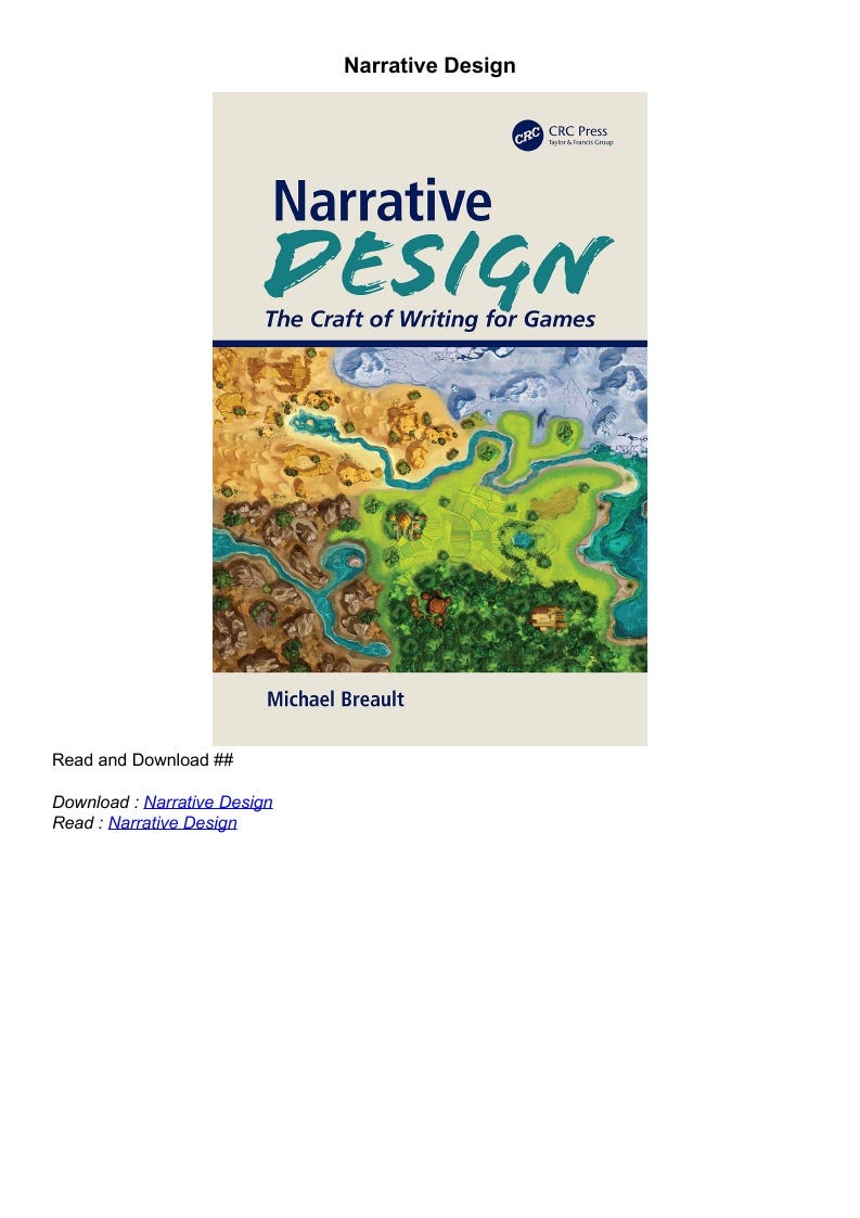get⚡[PDF] Narrative Design. CLICK HERE TO DOWNLOAD | by Mediretaed ...