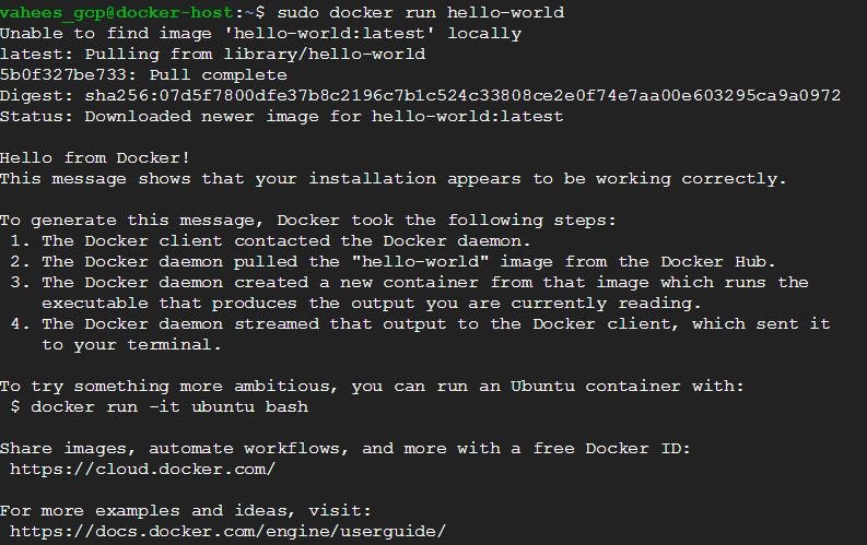 Hello world docker on GCP. decided to get my hands on with GCP and ... Hello world docker on GCP. decided to get my hands on with GCP and ...