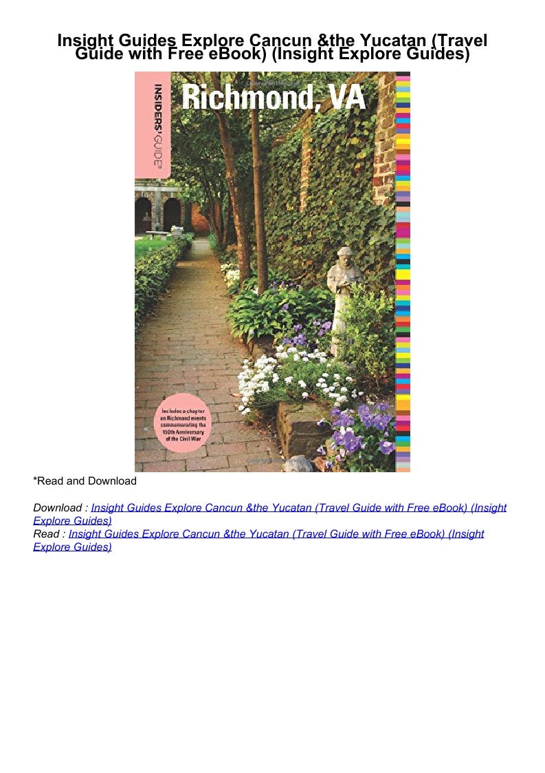 PDF Insight Guides Explore Cancun & the Yucatan (Travel Guide with Free eBook) (Insight Explore ...