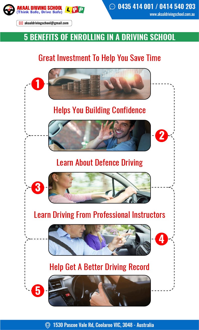 5 Benefits of enrolling in a driving school - Akaaldrivingschool - Medium