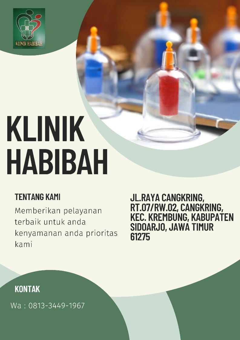 FASILITAS LENGKAP, wa 0813-3449-1967 , Bekam Terbaik Klinik Habibah Krian Description KLIK https ...