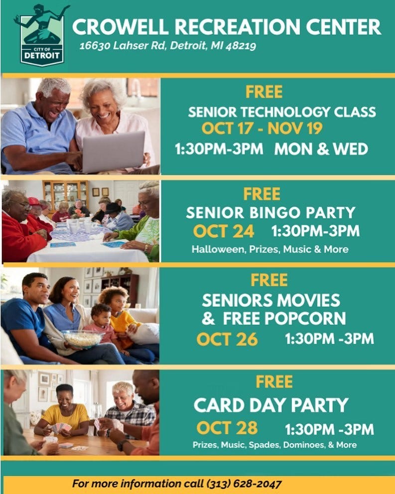 Crowell Recreation Center Offers Free Senior Activities - San Bernardo ...