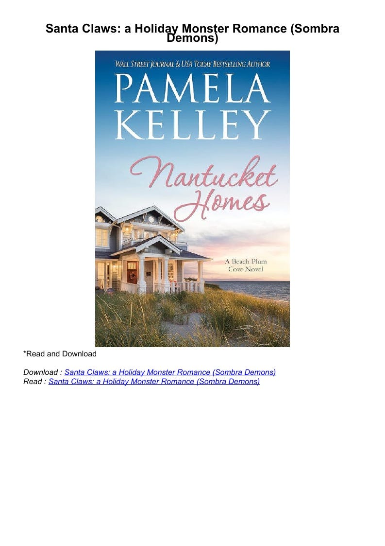 PDF Santa Claws: a Holiday Monster Romance (Sombra Demons) | by Virgin ...