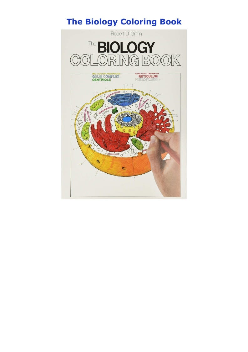 PDF The Biology Coloring Book. CLICK IN HERE TO READ BOOK | by Mry ...