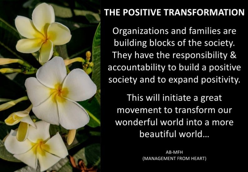 MANAGEMENT FROM HEART THE POSITIVE TRANSFORMATION It is easy to remove ...