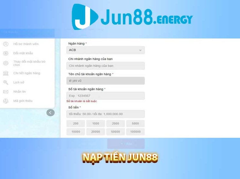 Jun88 — Nạp tiền nhanh chỉ trong vài phút | by Adam Pena | Medium