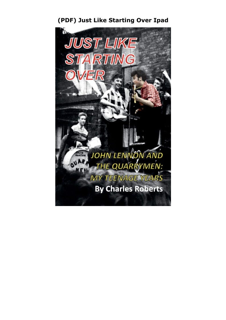 (PDF) Just Like Starting Over Ipad - Saigeericelowery Dictation - Medium