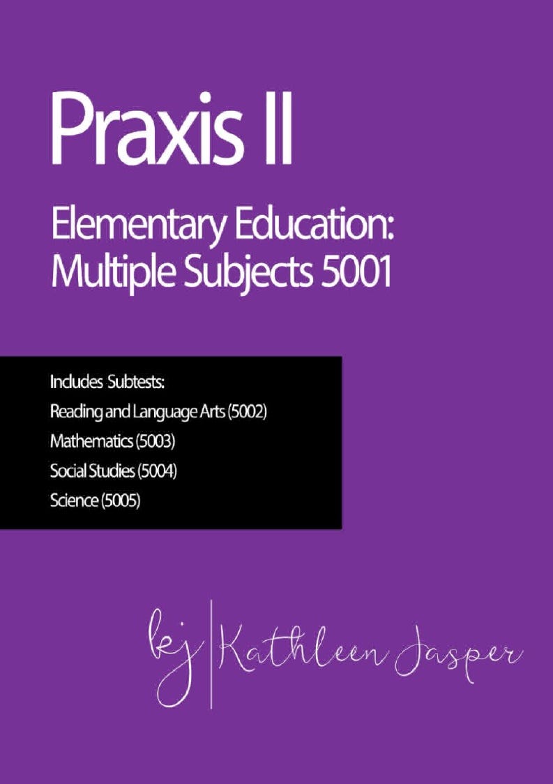 [PDF] DOWNLOAD FREE Praxis II Elementary Education: Multiple Subjects ...