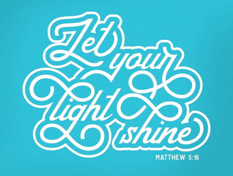 Matthew 5:16. As we look at night, the glowing… | by Jannavin Naguit ...