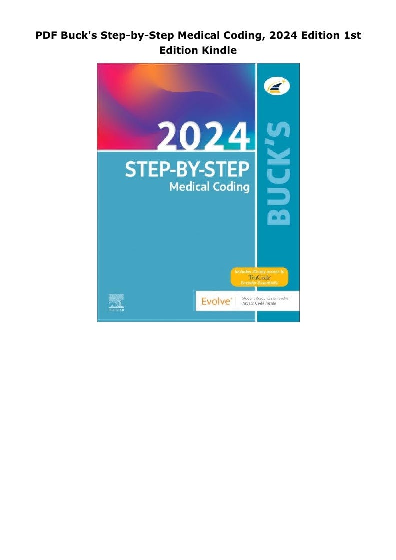 PDF Buck’s Step-by-Step Medical Coding, 2024 Edition 1st Edition Kindle | by Dawsonericecooley ...