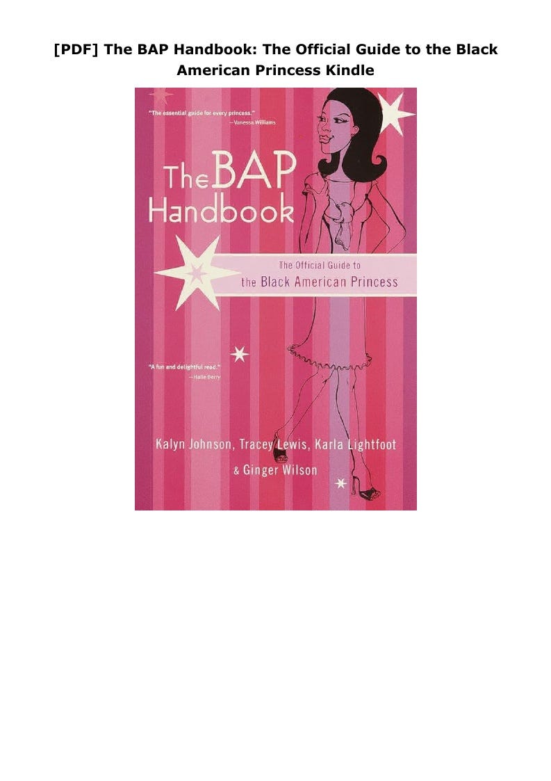 [PDF] The BAP Handbook: The Official Guide to the Black American Princess Kindle | by ...