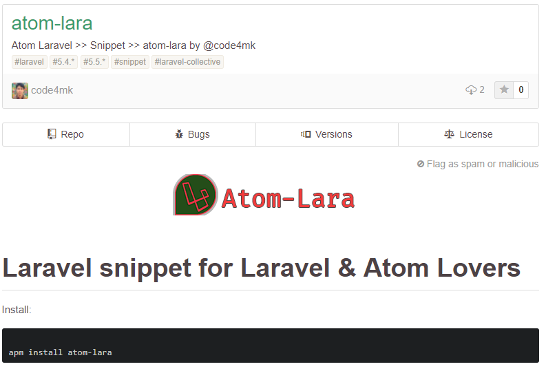 Atom Laravel Snippet Master .. For Laravel+Atom ️ . You can use… | by ...