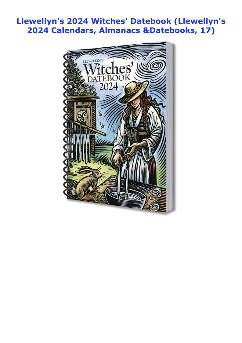 PDF Llewellyn’s 2024 Witches’ Datebook (Llewellyn’s 2024 Calendars ...