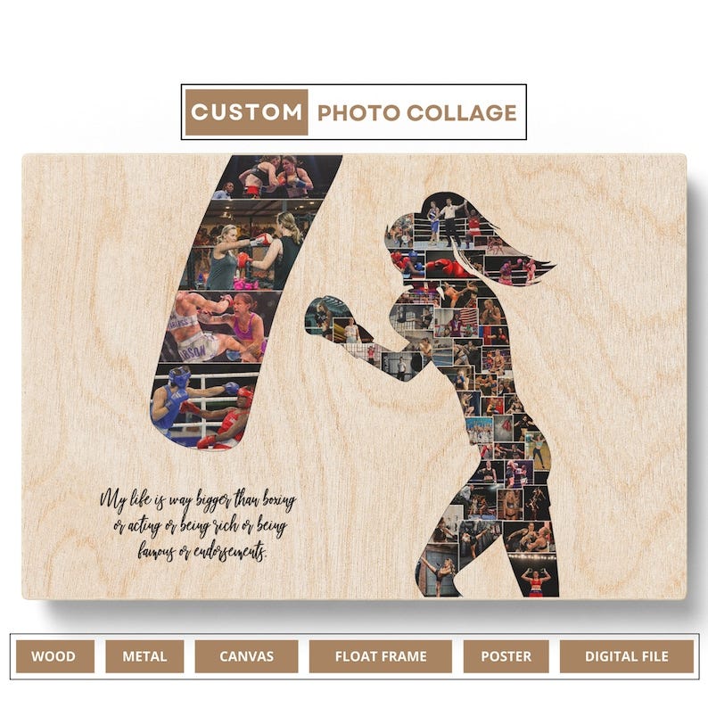 Knockout Gift: Personalized Boxing Wall Art for the Ultimate Christmas ...