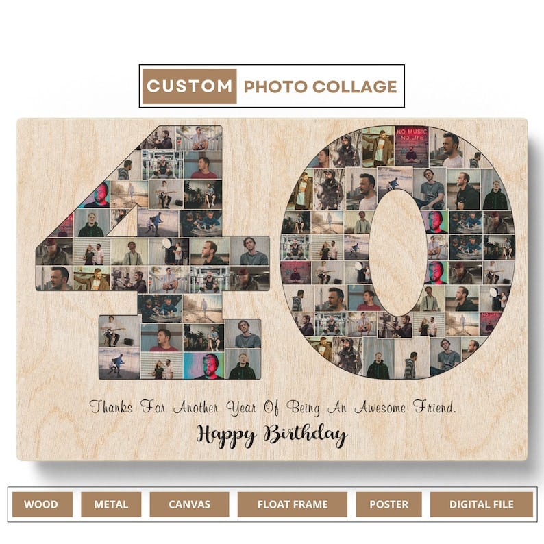 A Gift of Love: Personalized 40th Number for Your Parents’ 40th ...