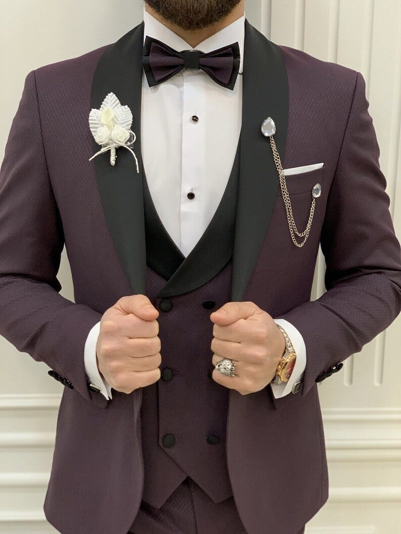 “Timeless Elegance: Brown Men’s 3-Piece Suits for the Discerning ...