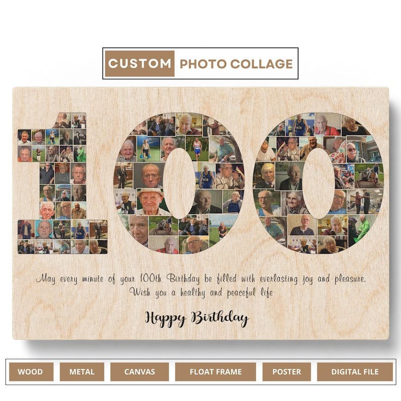 A Century of Life: Capturing Memories with a Personalized 100 Number ...